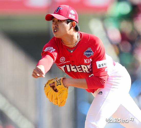 [KS4] '첫 KS' KIA 임기영, 5⅔이닝 6K 무실점 완벽투