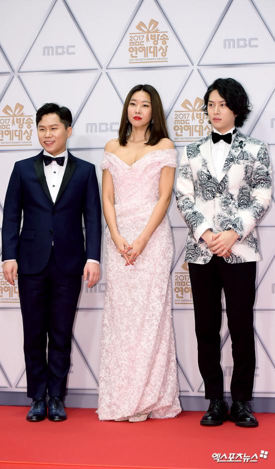 [엑's HD] 양세형 한혜진 김희철 'MBC 방송연예대상 3MC'