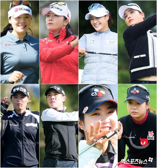 [엑's HD화보] '알고보니 애교천재' KLPGA '시크한 프로 선수들의 반전 매력'