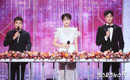 전현무-장도연-안보현 'MBC 방송연예대상의 3MC'[엑's HD포토]