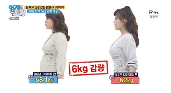홍지민, 30일 다이어트 68.1kg→62kg 감량 "남편이 다시 좋아해줘" (엄지의제왕)