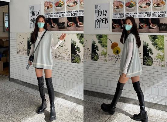 '171cm, 49kg' 김성은, 깡마른 모델 몸매…삼남매 맘 맞아?