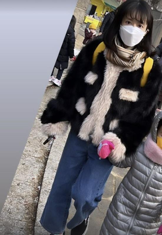 '160cm·37kg' 신지수, 5살 딸 옆에서도 언니같은 체구