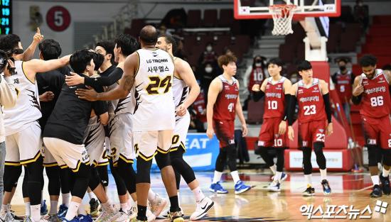 LG-KGC '엇갈리는 희비'[엑's HD포토]