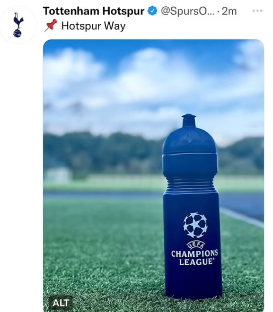 UCL 포기했냐...토트넘, SNS서 조롱 봇물...대체 왜?