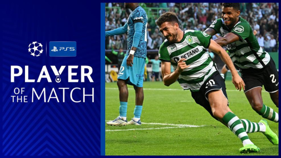 '결승골+POTM' 스포르팅 FW..."위대한 팀 꺾었다" [UCL D조]