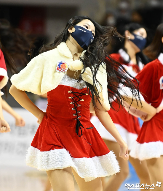 KGC 치어리더 '긴 생머리 휘날리며'[엑's HD포토]