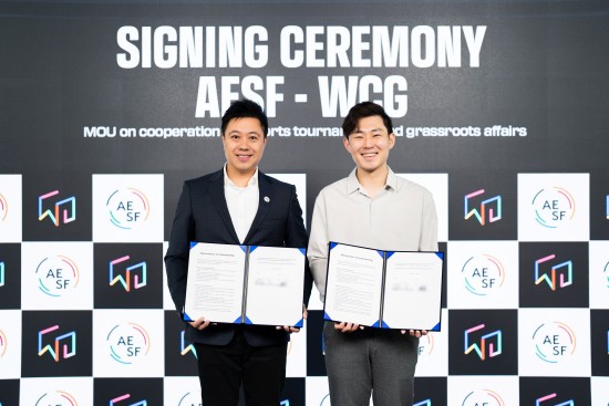 WCG, AESF와 MOU 체결…글로벌 e스포츠 플랫폼 역할 강화한다