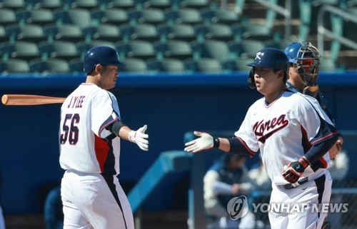 '강백호·최정 호쾌한 홈런포' 대표팀, NC와 첫 실전 8-2 완승 [WBC]