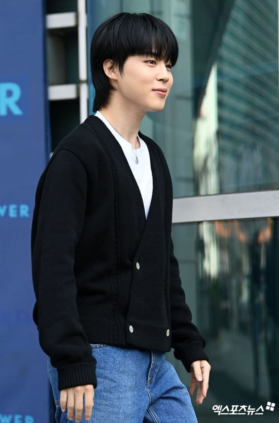 방탄소년단 지민 눈 앞에서 보면 이런 느낌[엑s Hd포토]