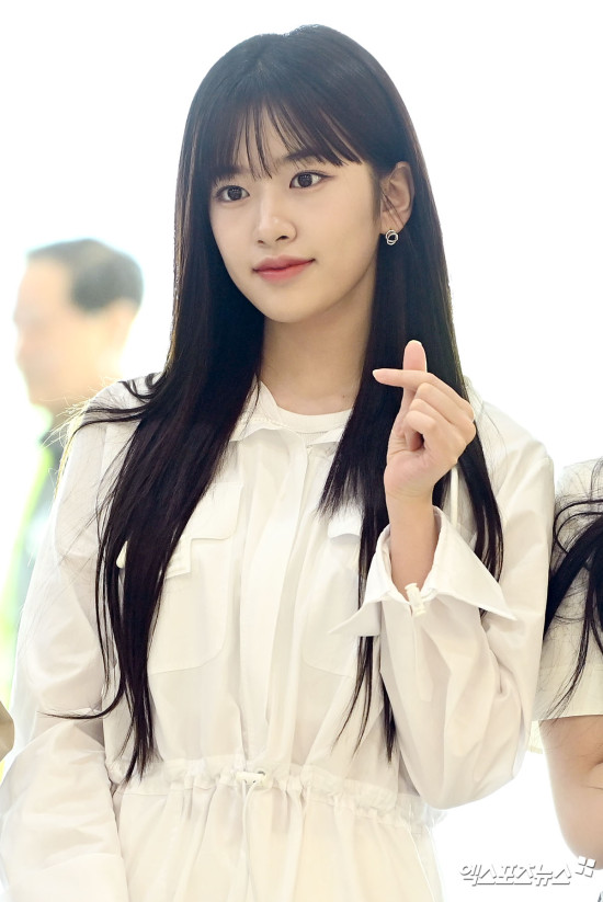 아이브 안유진 '청순 하트'[엑's HD포토]