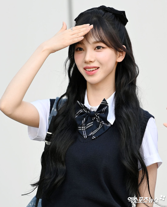 에스파 카리나 '앞머리 절대 사수'[엑's HD포토]