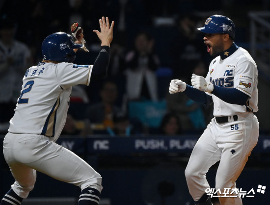 '마틴 결승 3점포+이용찬 퍼펙트 마무리' NC, SSG '7-6' 제압..3연승으로 PO 진출! [준PO3]