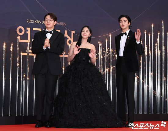 장성규-설인아-로운, 'KBS 연기대상' 3MC[엑's HD포토]