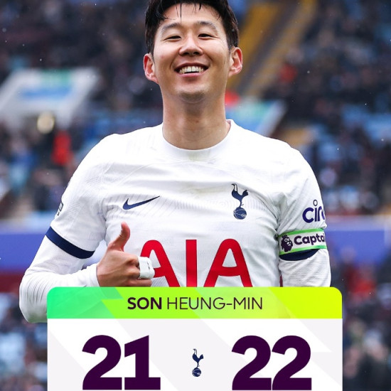 EPL, 풀럼전 앞둔 손흥민 '기습 숭배'…"SON, 출전 기록 놀라워"→3G 연속골 도전