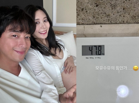 '이지훈♥' 아야네, 출산 일주일 만 47.8kg…"모유수유의 힘"
