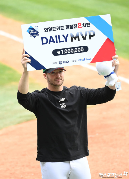 벤자민 'WC 2차전 데일리 MVP'[포토]