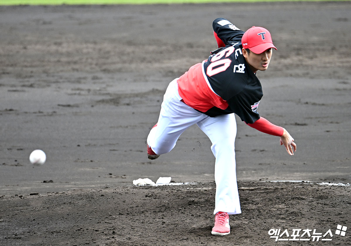 '벌써 148km 쾅!' KIA 김도현, 일본 타선 완벽 제압…"아직 완벽하지 않다" [오키나와 인터뷰]