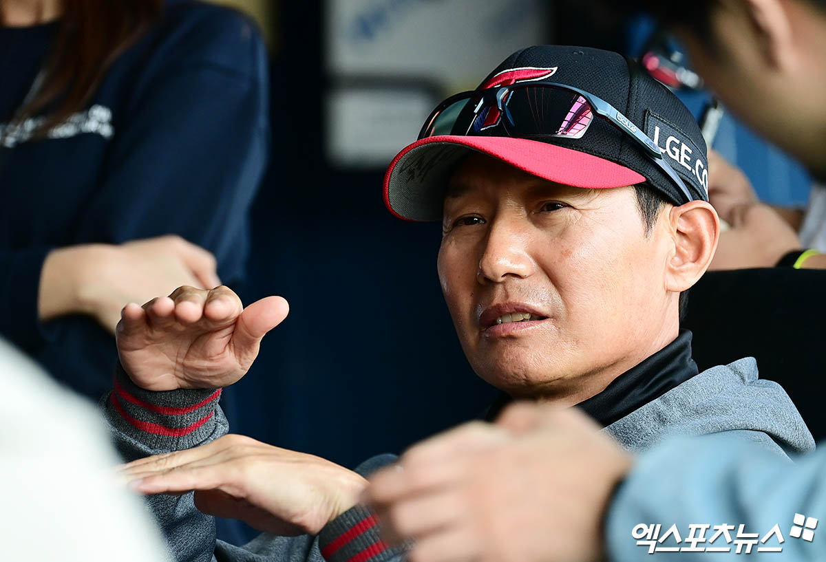 '4연패 수렁→2위와 1.5G 차' 선두 LG, SSG전 라인업 공개...손주영 4승 도전 [잠실 현장]