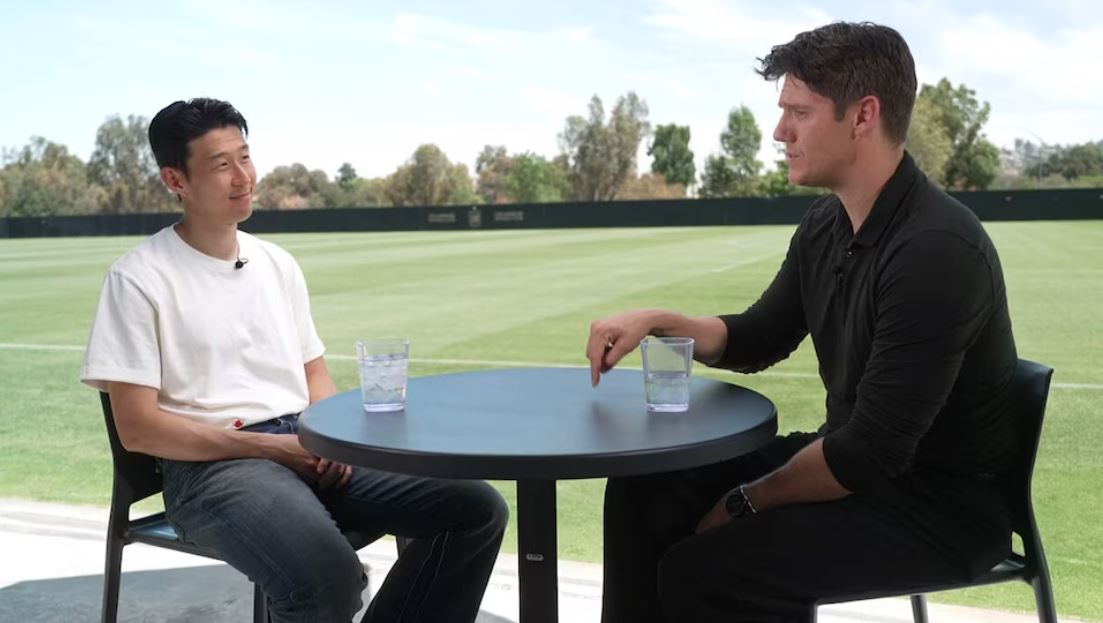 손흥민 "MLS, EPL처럼 만들겠다"…'미국판 아침마당 출연' 원대한 포부 알렸다