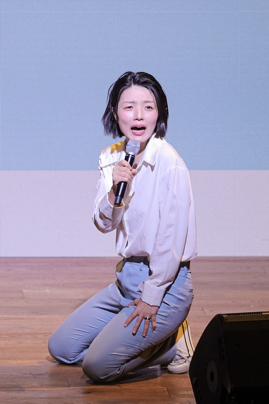 안영미, 미국서 일하는 잘생긴 ♥남편 자랑 "키 184cm, 강동원 닮았다" (제13회 부코페)[엑's 현장]