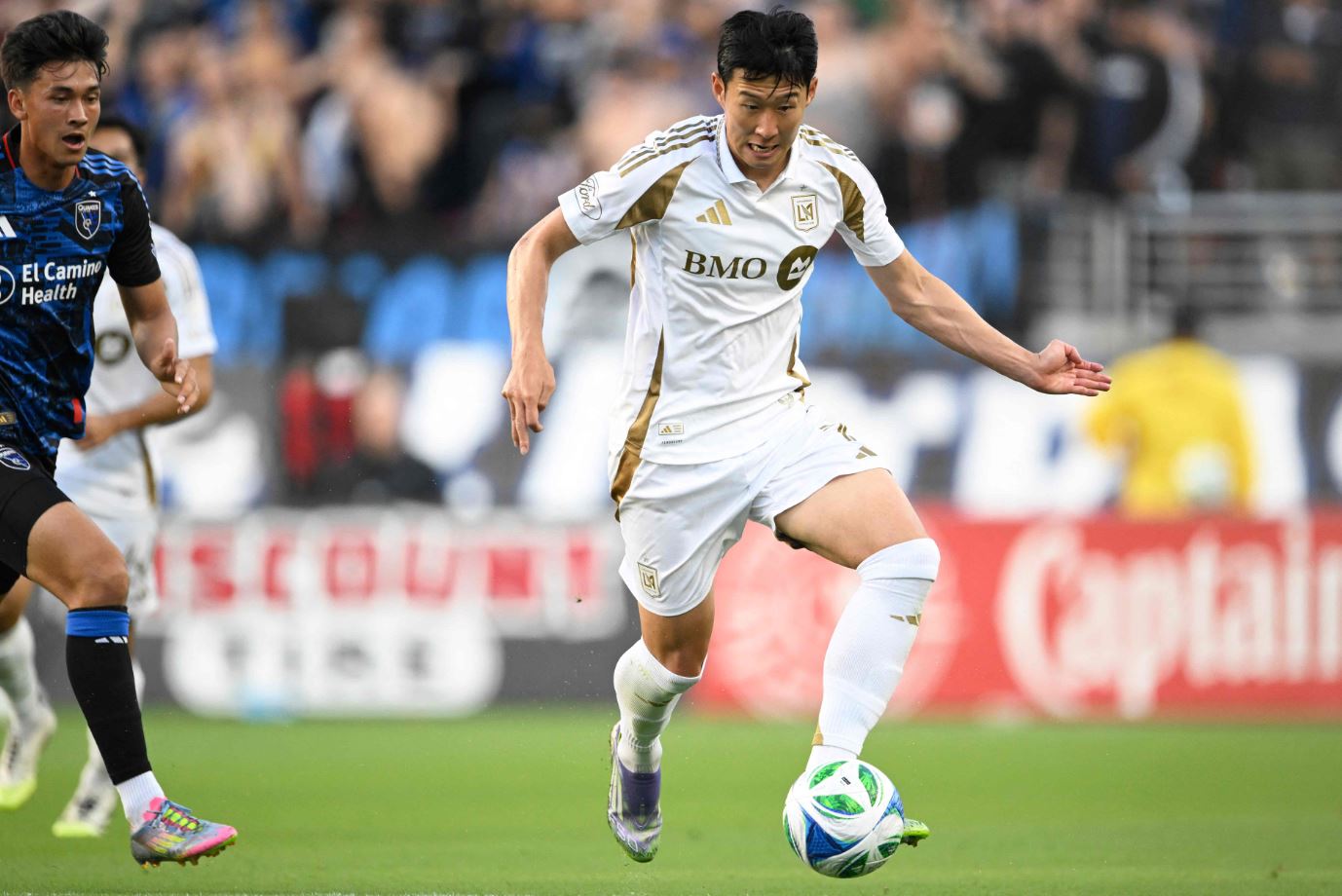 '미국은 나의 땅' 손흥민 찢었다! '52초 만에' MLS 2호골 폭발…'부앙가 해트트릭' LAFC, 산호세 원정 4-2 완승