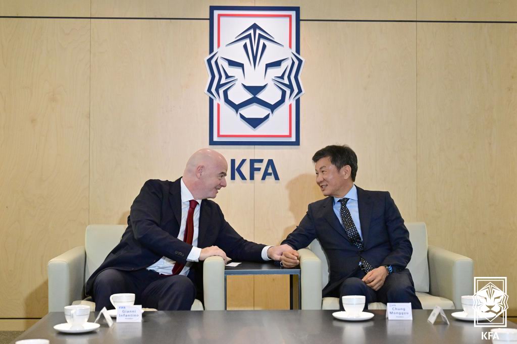 [오피셜] 정몽규 KFA 회장, FIFA 상업·마케팅 자문위원회 부위원장 부임