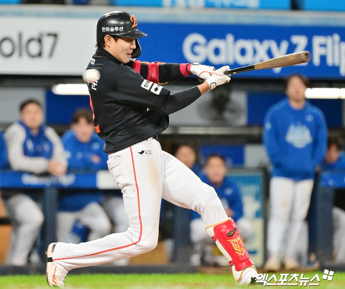 'KS까지 딱 1승' 한화, PO 4차전 라인업 공개…심우준 9번+SS 선발 출전 [PO4]